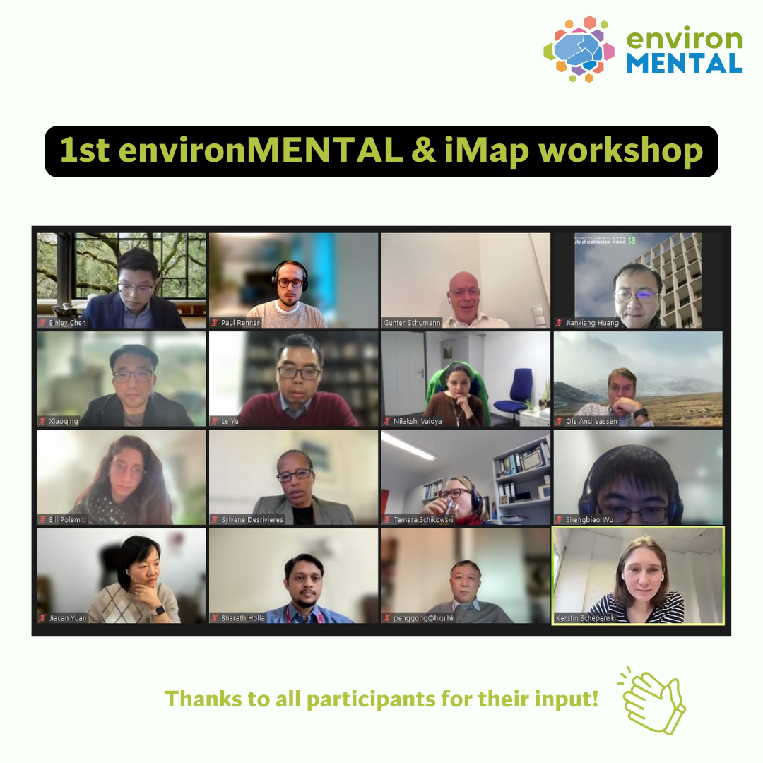 WP2: 1st environMENTAL x iMap Workshop